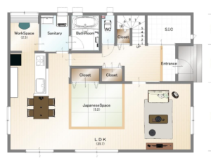 6LDKのおしゃれな間取り14選｜2階建ても平屋もまとめてご紹介 - リブタイムズ｜戸建てを考える方のためのフリーマガジン